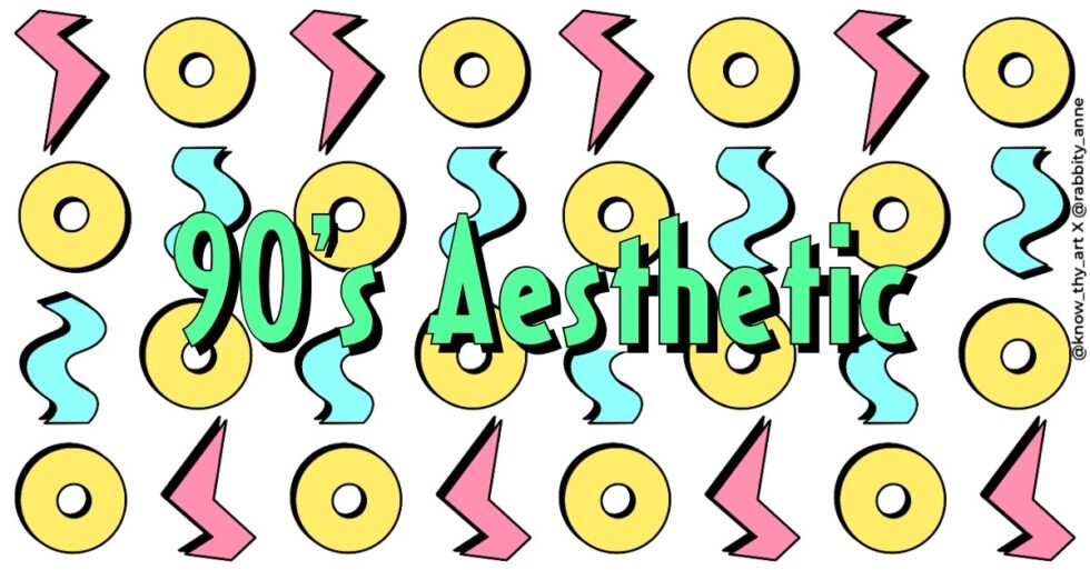 90s Nostalgia Graphic Design Aesthetic